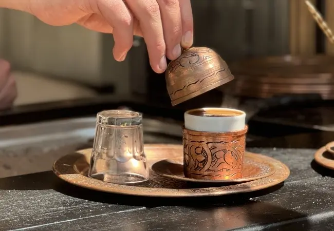 Turkish Coffee Making Experince on Hot Sand