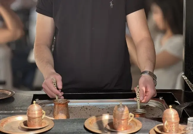 Turkish Coffee Making Experince on Hot Sand