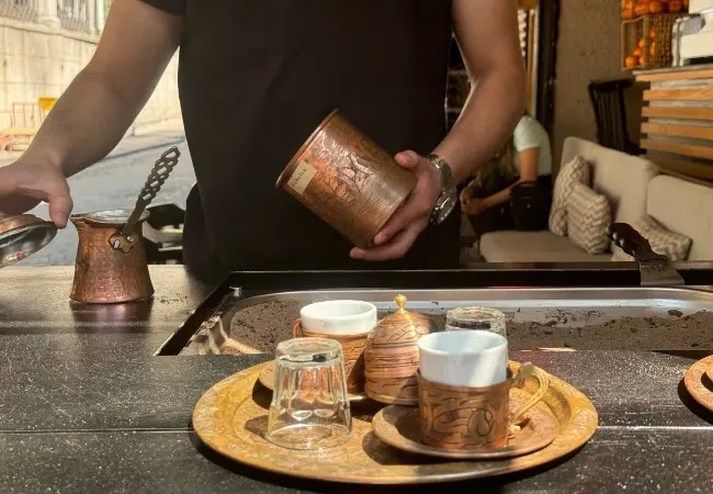 Turkish Coffee Making Experince on Hot Sand